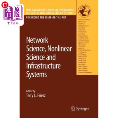 海外直订Network Science, Nonlinear Science and Infrastructure Systems 科学、非线性科学和基础设施系统