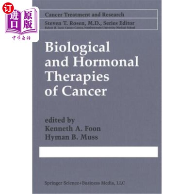 海外直订医药图书Biological and Hormonal Therapies of Cancer 癌症的生物和激素疗法