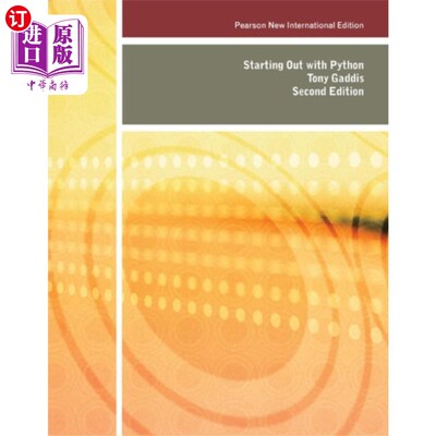 海外直订Starting Out with Python: Pearson New Internatio... 从Python开始:Pearson新国际版