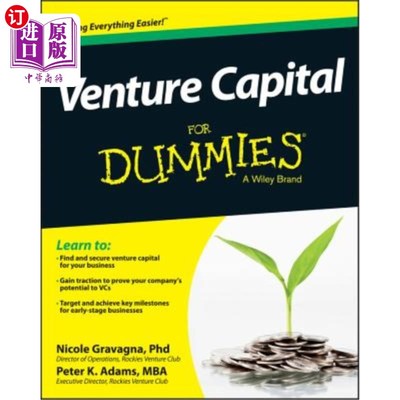 海外直订Venture Capital for Dummies 傻瓜的风险投资