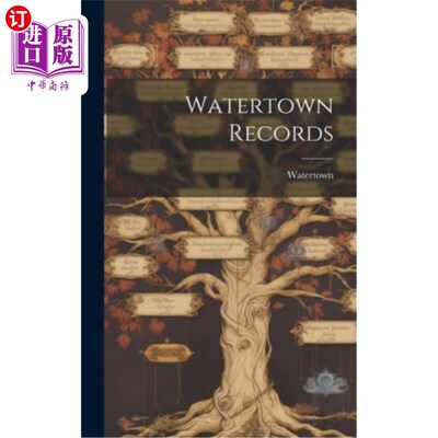 海外直订Watertown Records 沃特敦记录