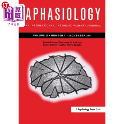 海外直订Discourse in Aphasia 失语症中的话语