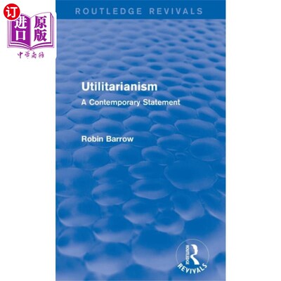 海外直订Utilitarianism 功利主义