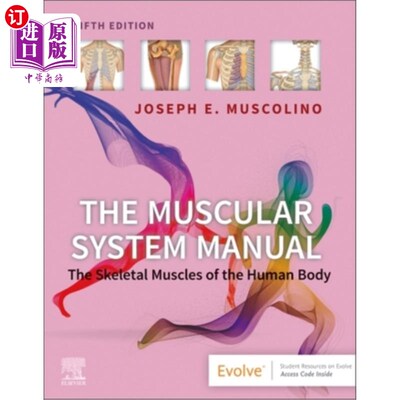 海外直订医药图书The Muscular System Manual: The Skeletal Muscles of the Human Body 肌肉系统手册:人体的骨骼肌