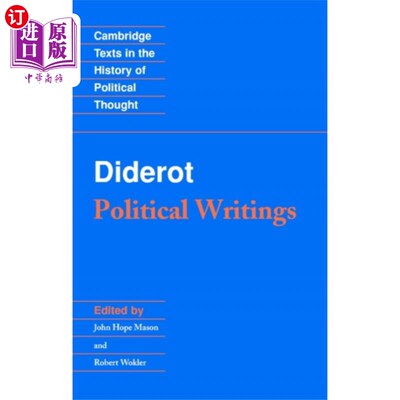 海外直订Diderot: Political Writings 狄德罗:政治著作