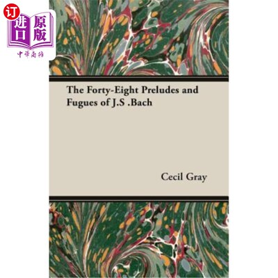 海外直订The Forty-Eight Preludes and Fugues of J.S .Bach 巴赫48首前奏曲和赋格曲