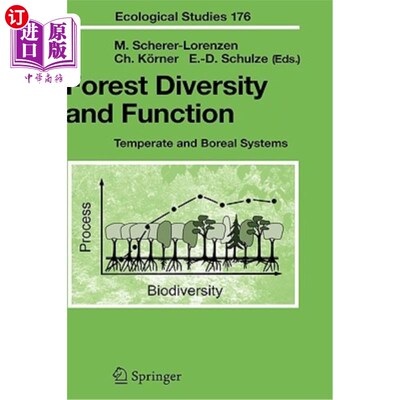 海外直订Forest Diversity and Function: Temperate and Boreal Systems 森林多样性和功能:温带和北方系统