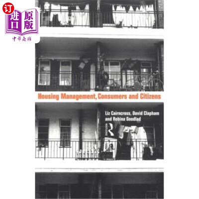 海外直订Housing Management, Consumers and Citizens 住房管理，消费者和公民