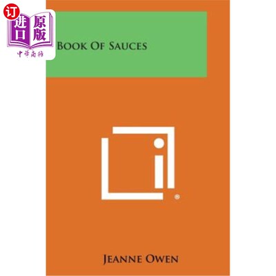 海外直订Book of Sauces 酱汁书