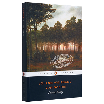 预售 Selected Poetry by Goethe 英文原版 歌德：诗歌选集 Goethe【中商原版】