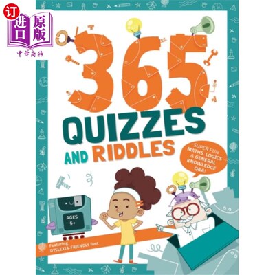 海外直订365 Quizzes and Riddles 365个测验和谜语