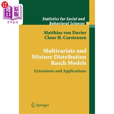 海外直订Multivariate and Mixture Distribution Rasch Models: Extensions and Applications 多变量和混合分布Rasch模型：