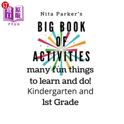 海外直订Nita Parker's Big Book of Activities many fun things to learn and do! Kindergart 妮塔·帕克的《活动大书》有
