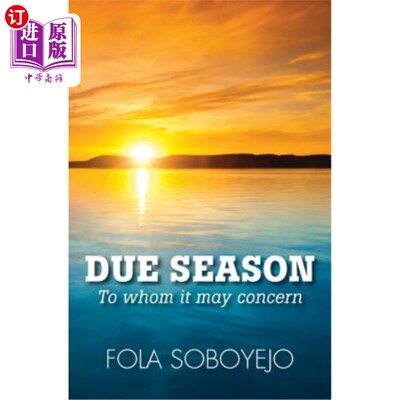 海外直订Due Season: To Whom It May Concern 适时：致有关人士