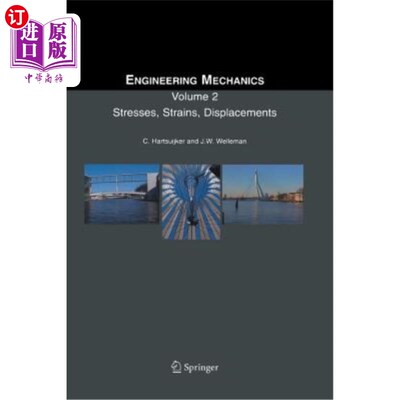 海外直订Stresses, Strains, Displacements: Volume 2 应力、应变、位移：第2卷