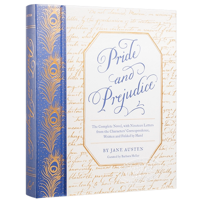 预售 简奥斯汀 傲慢与偏见 英文原版 含19封手写书信 经典文学豪华收藏礼品版 Pride and Prejudice Jane Austen