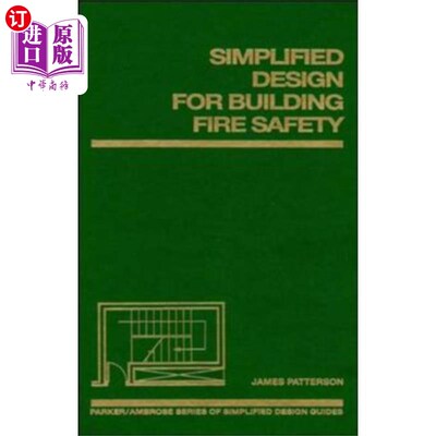 海外直订Simplified Design for Building Fire Safety 建筑消防安全简化设计