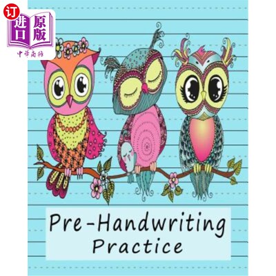 海外直订Pre-Handwriting Practice: Workbook for Kids in Kindergarten & Pre-School - Purpl 学前笔迹练习：幼儿园和学前
