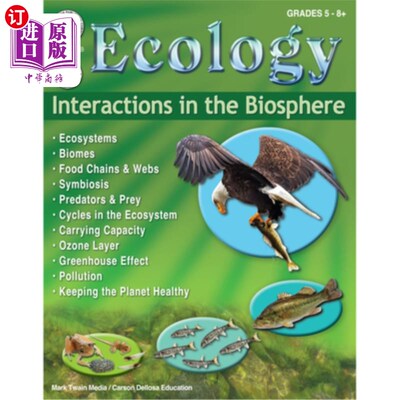 海外直订Ecology: Interactions in the Biosphere Workbook 生态学：生物圈工作手册中的相互作用