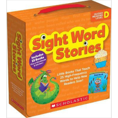 学乐关键词阅读包D级 Sight Word Stories Level D (With Storyplus) 英文原版 儿童自然拼读学习套装 适合初学者【中商原版?
