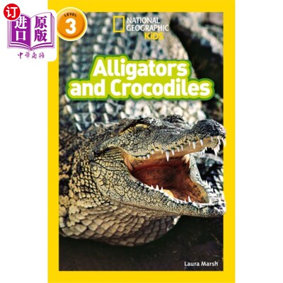海外直订Alligators and Crocodiles 短吻鳄和鳄鱼