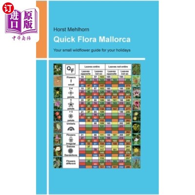 海外直订Quick Flora Mallorca: Your small wildflower guide for your holidays 快速马洛卡花:你的小野花指南为您的假期