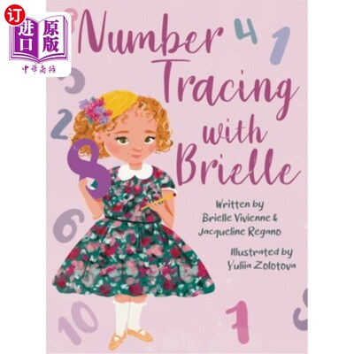 海外直订Number Tracing with Brielle 数字追踪与布里埃尔