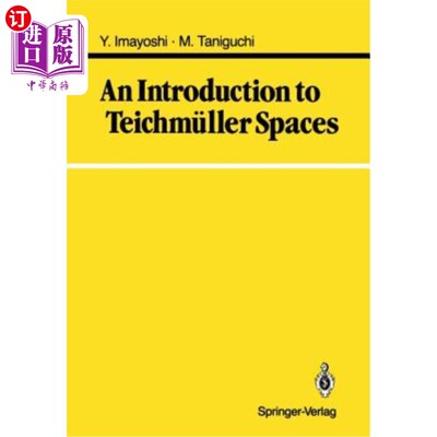 海外直订An Introduction to Teichmüller Spaces Teichmüller空间简介