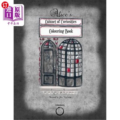 海外直订Alice's Cabinet of Curiosities: Colouring Book 艾丽斯的奇珍异宝：彩绘本
