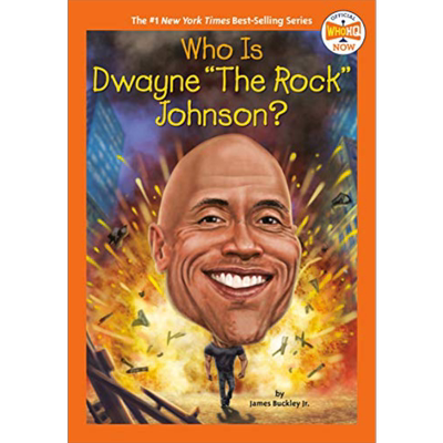 现货 Wi Dwayne The Rock Johnson 谁是 巨石 强森 儿童章节书 人文知识科普图画书 人物传记 英文原版 进口图书【中商原版】