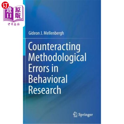 海外直订Counteracting Methodological Errors in Behavioral Research 行为研究中方法错误的抵消