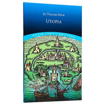 预售 乌托邦 英文原版 Utopia Dover Thrift Editions Sir Thomas More 哲学