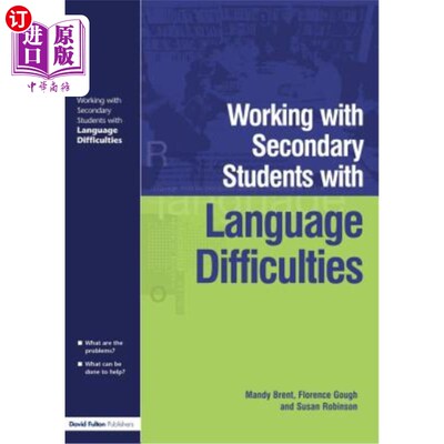 海外直订Working with Secondary Students who have Language Difficulties 与有语言障碍的中学生合作