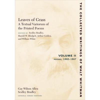现货 草叶集：印刷诗歌的文本变体2 英文原版 Leaves of Grass Vol II Poems:1860-1867 Walt Whitman【中商原版】