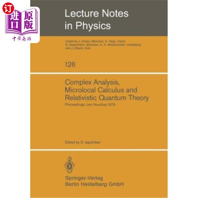 海外直订Complex Analysis, Microlocal Calculus and Relativistic Quantum Theory: Proceedin Complex An