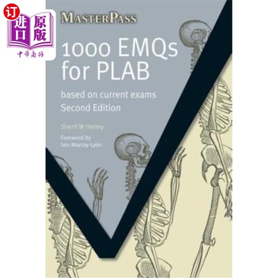 海外直订1000 Emqs for Plab: Based on Current Exams, Third Edition Plab的1000个emq：基于当前的考试，第三版