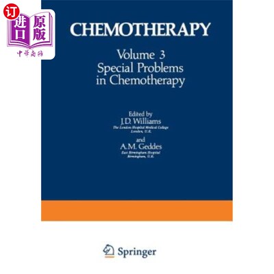 海外直订医药图书Special Problems in Chemotherapy 化疗的特殊问题