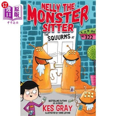 海外直订Nelly the Monster Sitter: The Squurms at No. 322 怪物保姆Nelly: 322号的Squurms
