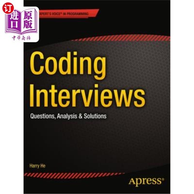 海外直订Coding Interviews: Questions, Analysis & Solutions 编码面试：问题、分析和解决方案
