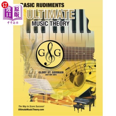 海外直订Music Theory Basic Rudiments Workbook - Ultimate Music Theory: Basic Rudiments U 音乐理论基础基础基础练习册