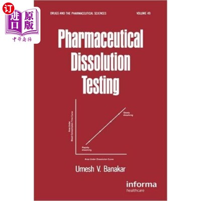 海外直订医药图书Pharmaceutical Dissolution Testing 药物溶出度测试
