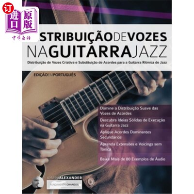 海外直订葡萄牙语 Distribuição de Vozes na Guitarra Jazz 爵士乐吉他上的声音分布