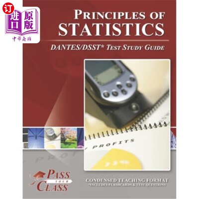 海外直订Principles of Statistics DANTES/DSST Test Study Guide 统计学原理DANTES/DSST测试研究指南