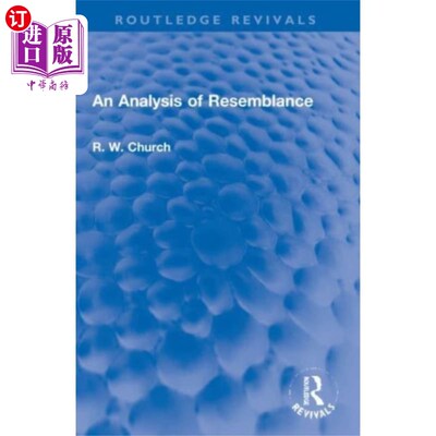 海外直订Analysis of Resemblance 相似性分析
