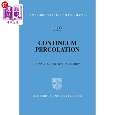 海外直订Continuum Percolation 连续渗滤