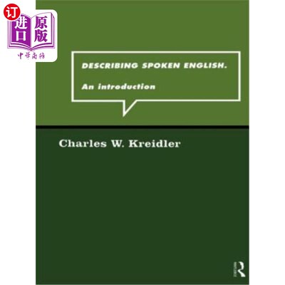 海外直订Describing Spoken English: An Introduction 描述英语口语:介绍