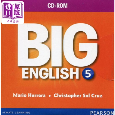现货 朗文培生英语5级（光盘）Big English 5 CD-ROM 英文原版 儿童英语学习参考资料 进口图书 Pearson【中商原版】