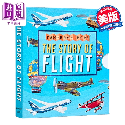 飞行的故事 立体折叠式口袋指南 英文原版 The Story of Flight Panorama Pops Candlewick Press【中商原版】