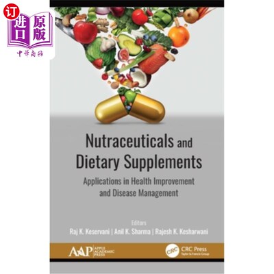 海外直订医药图书Nutraceuticals and Dietary Supplements: Applications in Health Improvement and D 营养药品和膳食补充