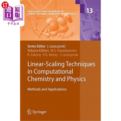 海外直订Linear-Scaling Techniques in Computational Chemistry and Physics: Methods and Ap 计算化学与物理中的线性标度